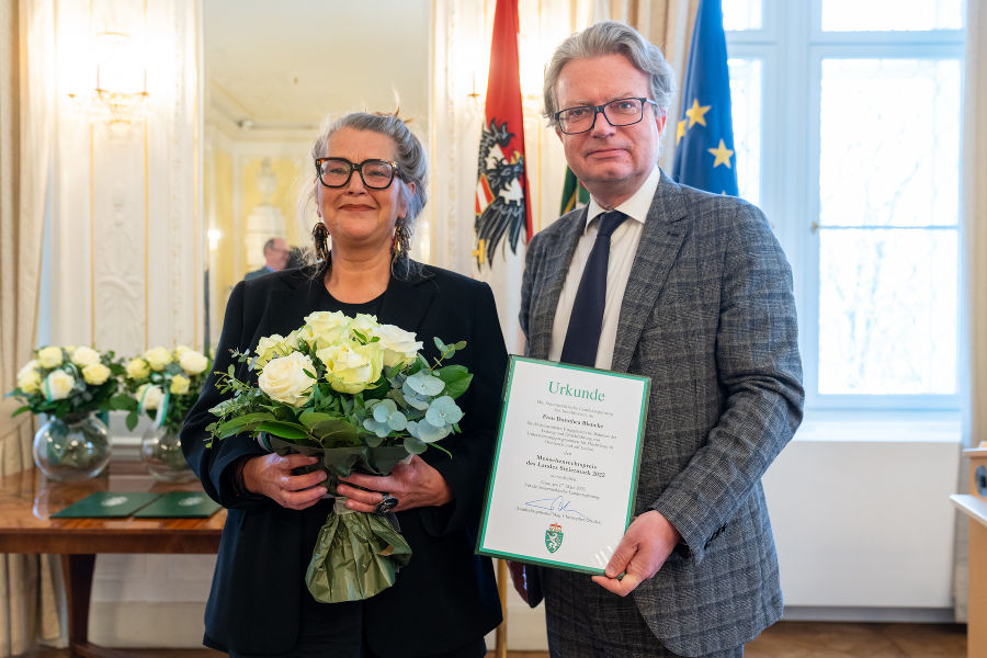 Menschenrechtspreis des Landes Steiermark 2022 überreicht - Verwaltung - Land Steiermark